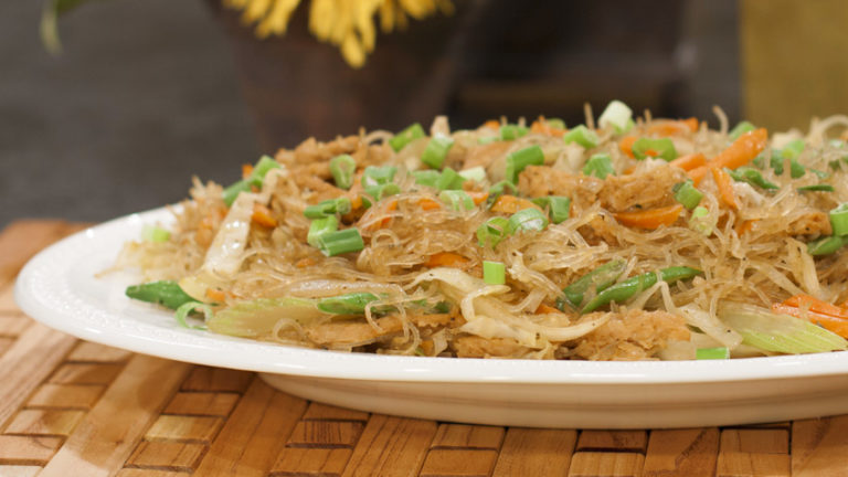 Stir Fried Vegetables with Noodles (Pancit) – 3ABN Recipes
